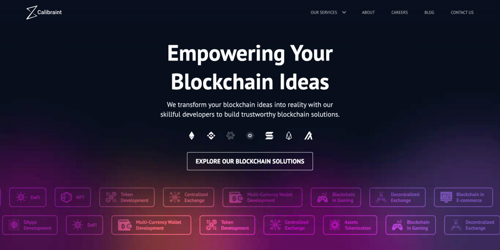 Best Blockchain Development Company In India | Calibraint